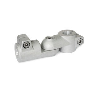 Round tube connector - FE - Inocon GmbH - stainless steel / adjustable