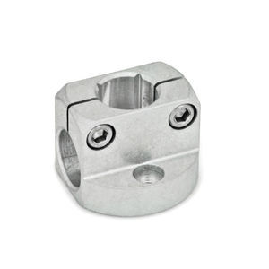 Round tube connector - LGA - Inocon GmbH - 45° angle / aluminum ...