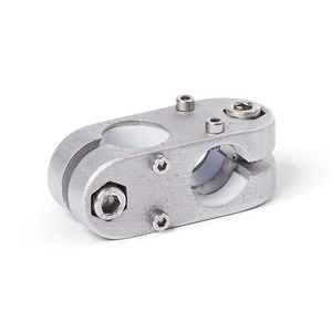 Round tube connector - BM.E - Inocon GmbH - square / aluminum / adjustable