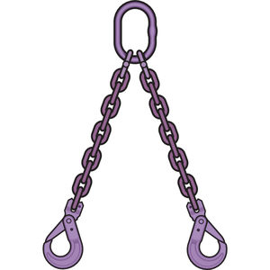 Chain sling - CSX-175 - Mennens - steel alloy / lashing