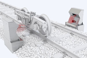 Dimensional measuring system - Mermec - optical / for rails / for ...