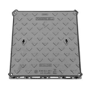 Cast iron manhole cover - MUS CLASS D400 series - Fonderie Belli SPA ...