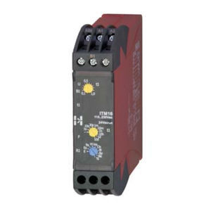 Multi-function time relay - ITT16 - HIQUEL - DIN rail