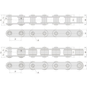 Stainless steel chain - SS HP - Sugiyama Chain Co., Ltd. - transmission ...