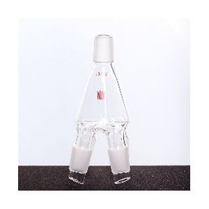 Glassware laboratory adapter - D381412 - Synthware glass - plain receiver