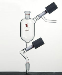 Glass funnel - F188100 - Synthware glass - for powders