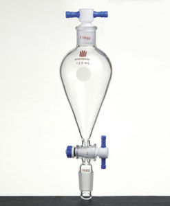 Glass funnel - F374200M - Synthware glass - filter