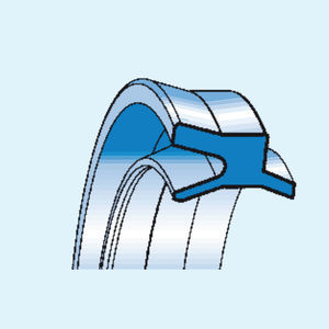 Wiper seal - WSG series - ARTIC SEALS - bonded / steel / polyurethane