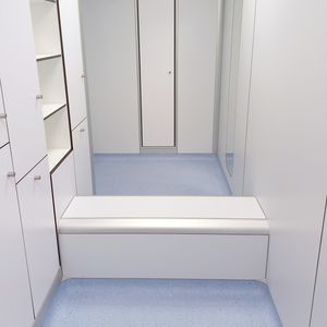 Stainless steel locker - Cleanroom Italia srl - HPL / automatic