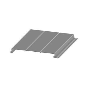 Embossed sheet metal - ShadowRib™ - Star Building Systems - metal / for ...