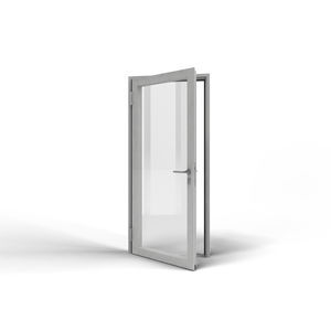 Aluminium door system - ATB 100 - Lindner Group - glazed / indoor / safety