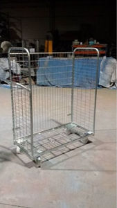 Multipurpose roll container - AS800MD - Grupo Carmelo - 4-panel / metal