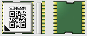 GNSS module with active antenna - SIM65M - SIMCom Wireless Solutions Ltd. - GPS / GLONASS / QZSS