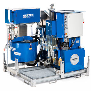Civil engineering grout plant - IS-150-EA - GERTEC - for tunnel