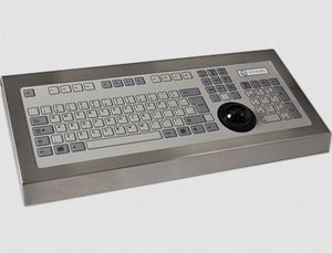 Panel-mount keyboard - CKS - with mechanical keys / 96-key / with touchpad