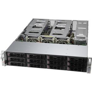 Rack-mount chassis - 732D4-668B - SUPERMICRO - ATX motherboard / 4 drive bays / USB