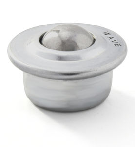 Stainless steel ball transfer unit - KU-30 I - WAVE - cylindrical base