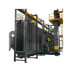 Continuous shot blasting machine - GDC - ITF - belt / for metal