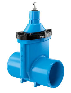 Gate valve - 4700ELE2 - Hawle - electrically-actuated / for water / flange