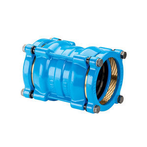 Round tube connector - 7974 - Hawle - steel / iron / quick