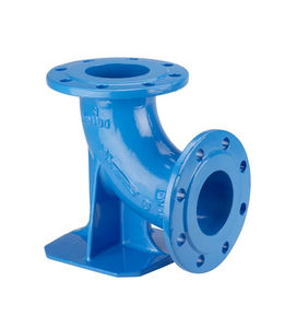 Hydraulic fitting - 5044 - Hawle - flange / duck foot bend / iron