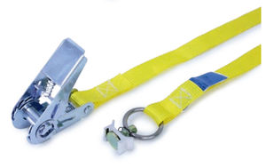 Ratchet anchoring strap - 381 - Wistra GmbH - attachment / with end-fitting