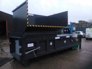 Mixed waste compactor - MHM 1500 - MHM UK LTD - stationary / hydraulic ...