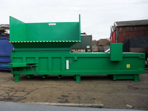 Mixed waste compactor - MHM 1500 - MHM UK LTD - stationary / hydraulic ...