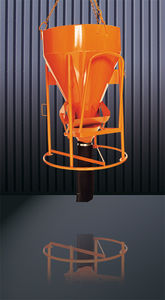 Conical concrete skip - 1020 series - Eichinger Equipement - bottom-opening