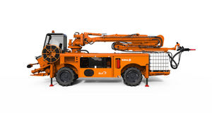 Mobile concrete pump - MAMBA - CIFA S.p.A - for construction / for ...