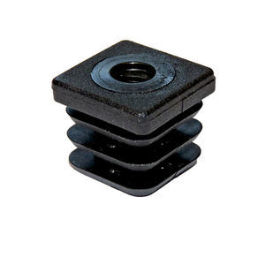 End cap with nut - ILQFA series - PANOZZO Srl - threaded / square / plastic