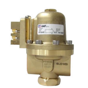 Dome-loaded pressure regulator - D166 - IMF - stainless steel / brass ...