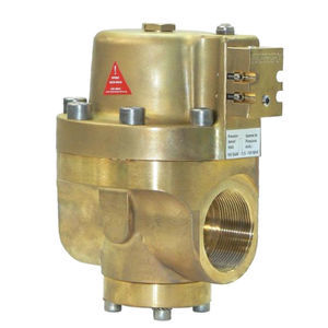 Air and gas back-pressure regulator - B075 - IMF - spring / stainless ...