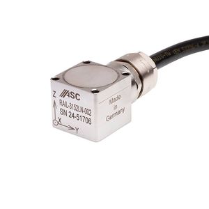 Triaxial accelerometer - ASC 5411LN - ASC - capacitive