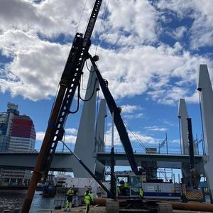 Piling drilling rig - PM25H - Junttan Oy - rotary / hydraulic / telescopic