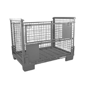 Wire mesh pallet box - VUG0049 - Schneider - storage / foldable