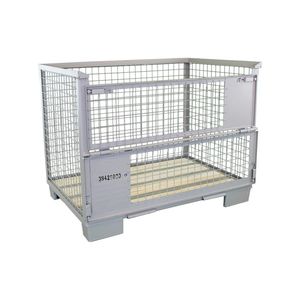 Wire mesh pallet box - VUA0002 - Schneider - storage / stacking / Euro