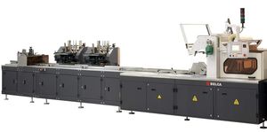 Heat-shrink film packaging machine - max. 7 200 p/h | BSD 400 - BELCA, - horizontal