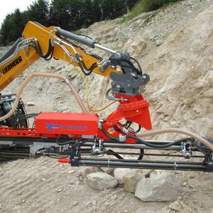 Excavator drill attachment - AB 2600 series - WIMMER Hartstahl GmbH & Co KG