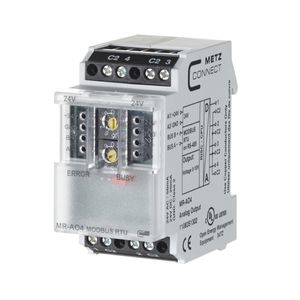 Analog I O module - MR-AI8 Modbus RTU - METZ CONNECT - Modbus RTU / 8 analog inputs / DIN rail