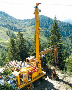 Uphill logging yarder - K301T - Koller Forsttechnik - tractor-mounted