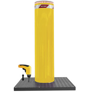 Semi-automatic retractable bollard - 220/P 800SA - PILOMAT - pneumatic