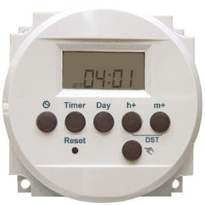 Digital timer - 7511 - TRUMETER - panel-mount / battery / LCD display
