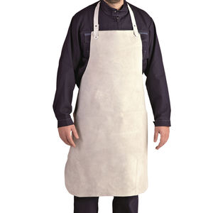 Work apron - AP1/T2 - LEBON - fire-retardant / full-grain leather / cotton