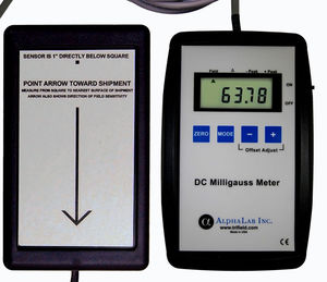 Portable gaussmeter - GM2 - AlphaLab Inc. - USB