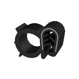 EPDM profile - 4-060 - Industrilas - PVC / grooved / sealing