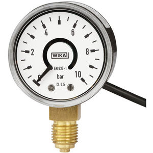 Dial pressure gauge - PGS43.1 series - WIKA Alexander Wiegand SE & Co. KG - threaded / stainless ...