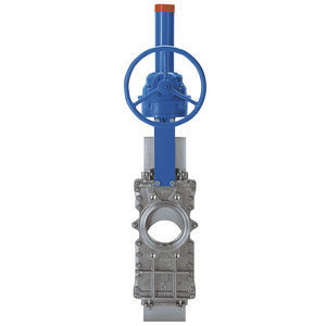 Knife gate valve - AT 200 R - GEFA Processtechnik - with handwheel ...