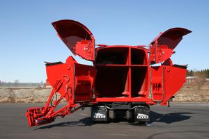 Multi-chamber waste collection vehicle - K-2K series - NTM - NÄRPES TRÄ ...