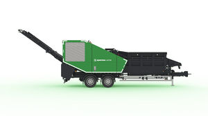 Single shaft shredder - Terminator XTRON - Komptech - for wood / for ...